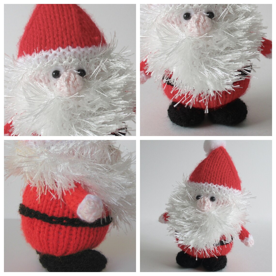 Father Christmas Toy Knitting Pattern - Etsy Denmark