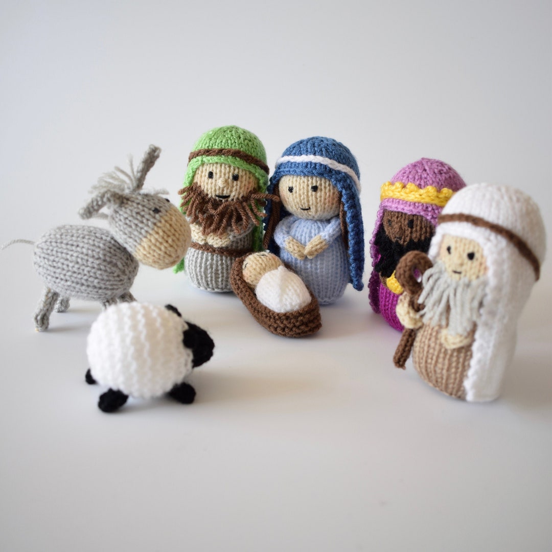 A Child is Born Nativity Set Knitting Pattern - Etsy