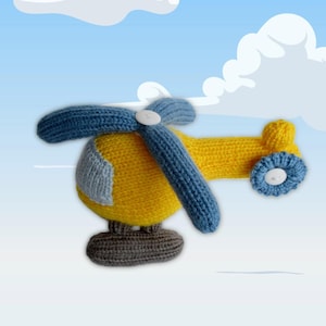 Helicopter Toy Knitting Pattern - Etsy