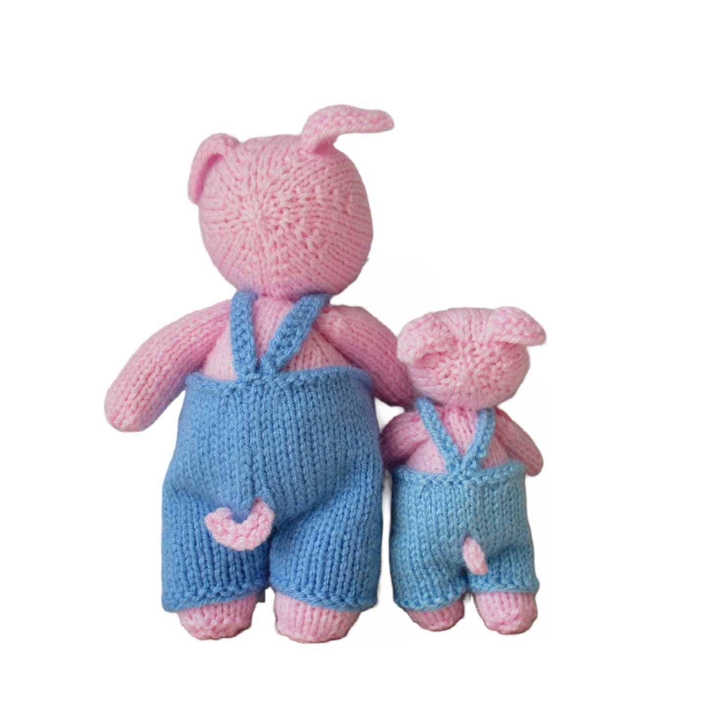 Pop and Pip Pigs Toy Knitting Patterns - Etsy UK