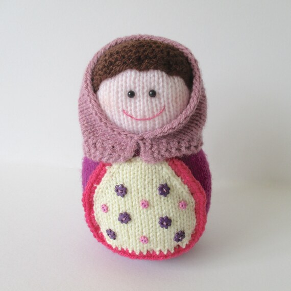 Baboushka Toy Doll Knitting Pattern - Etsy