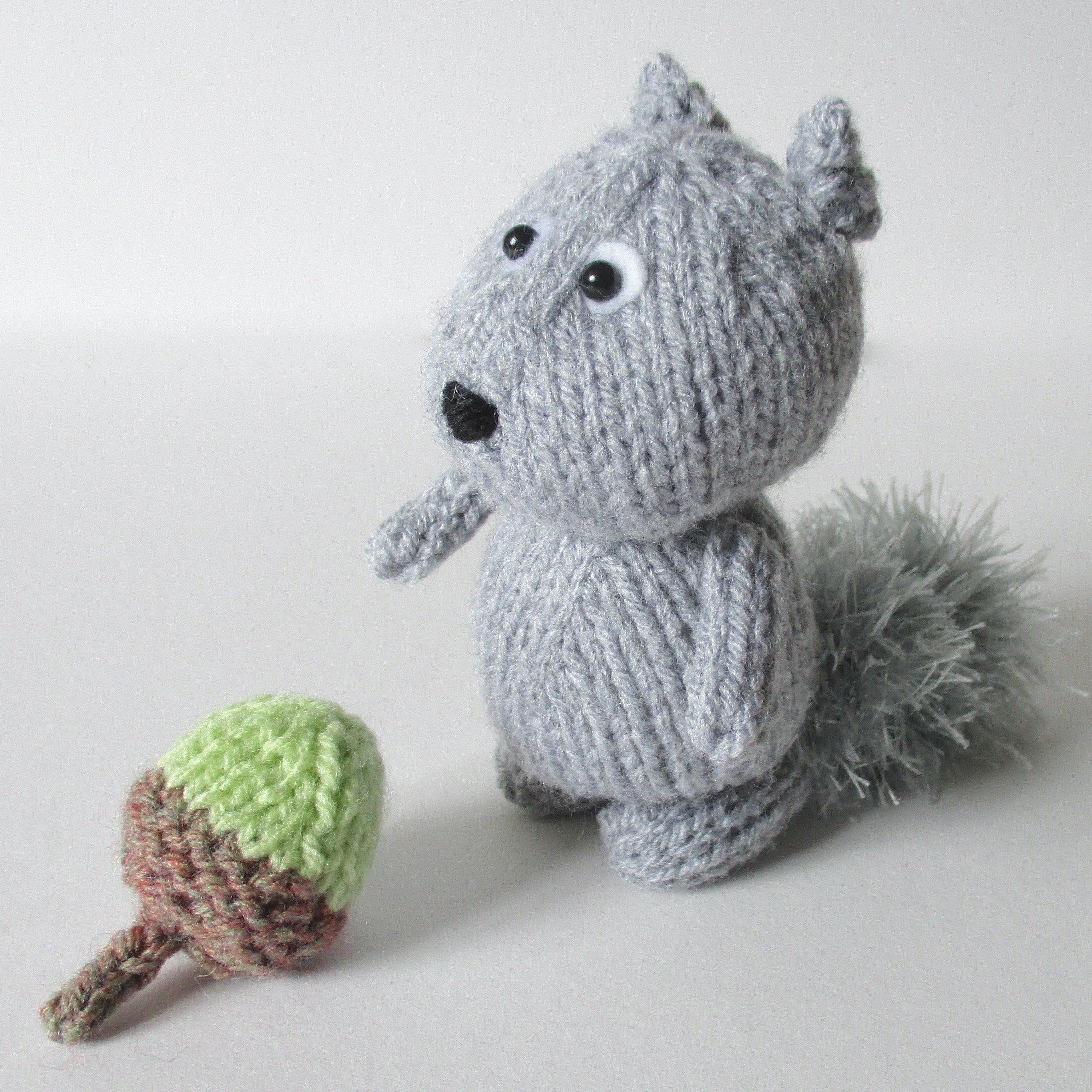 Dinky Squirrel Toy Knitting Patterns | Etsy