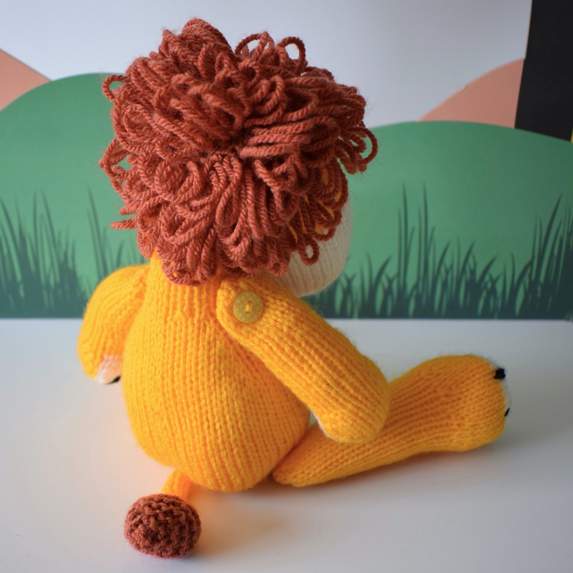 Samson the Lion Toy Knitting Pattern | Etsy