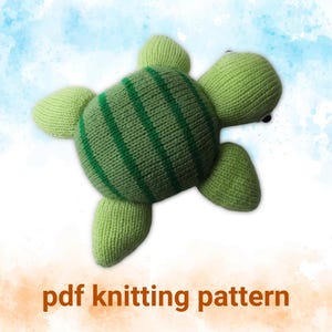 Topsy Turvy Turtle Toy Knitting Pattern - Etsy