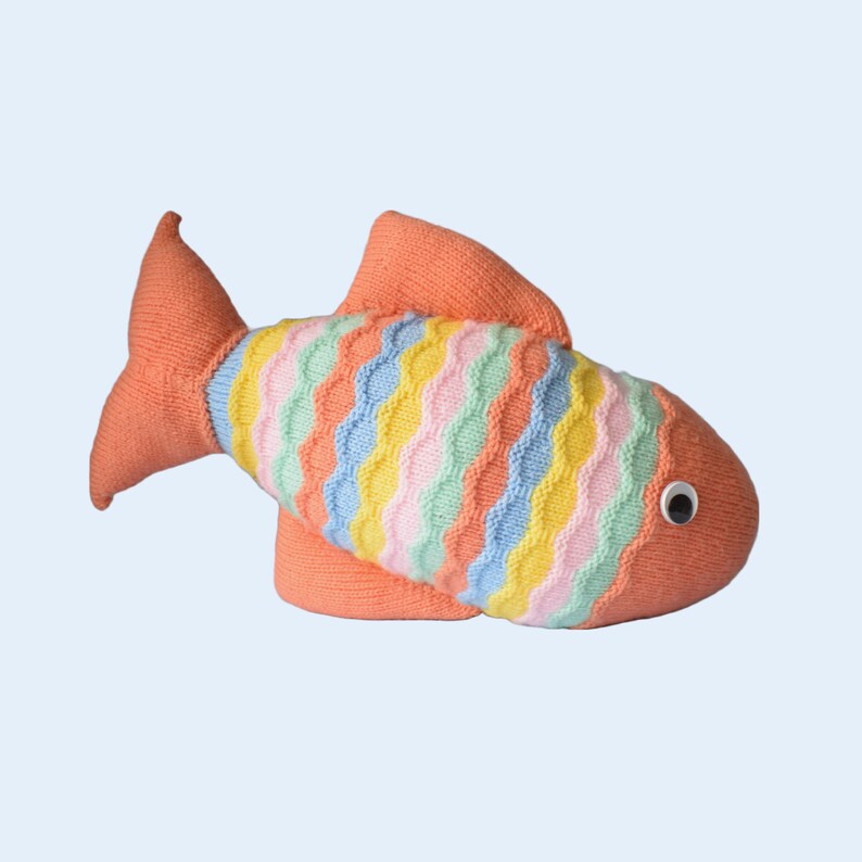 Tropical Fish Cushion Knitting Pattern - Etsy