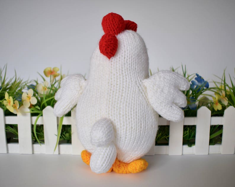 Cooper the Chicken toy knitting pattern | Etsy