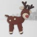 Happy Hooves Reindeer Knitting Pattern - Rudolph Toy With Scarf - PDF ...