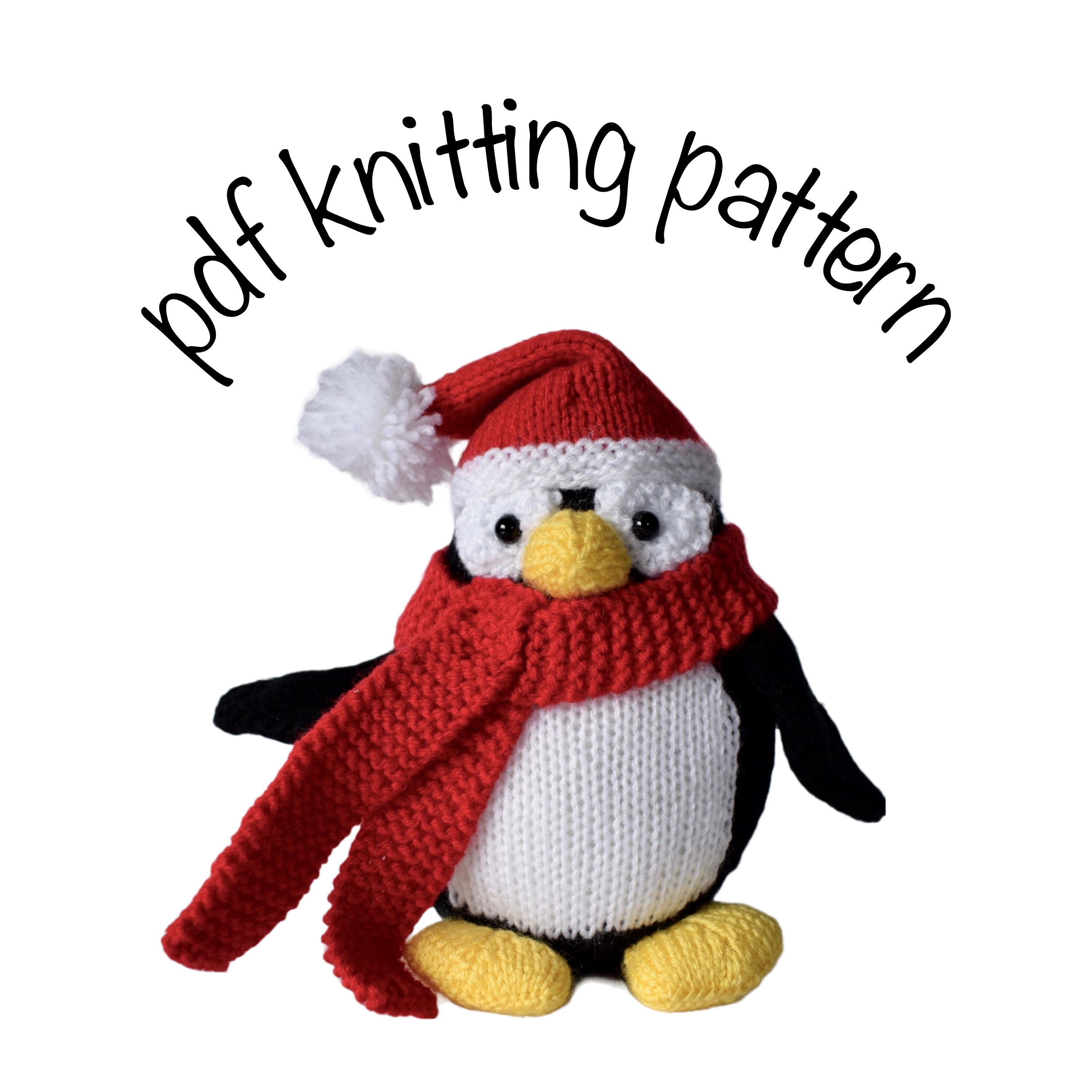 Chilly Charlie Penguin Toy Knitting Pattern - Etsy