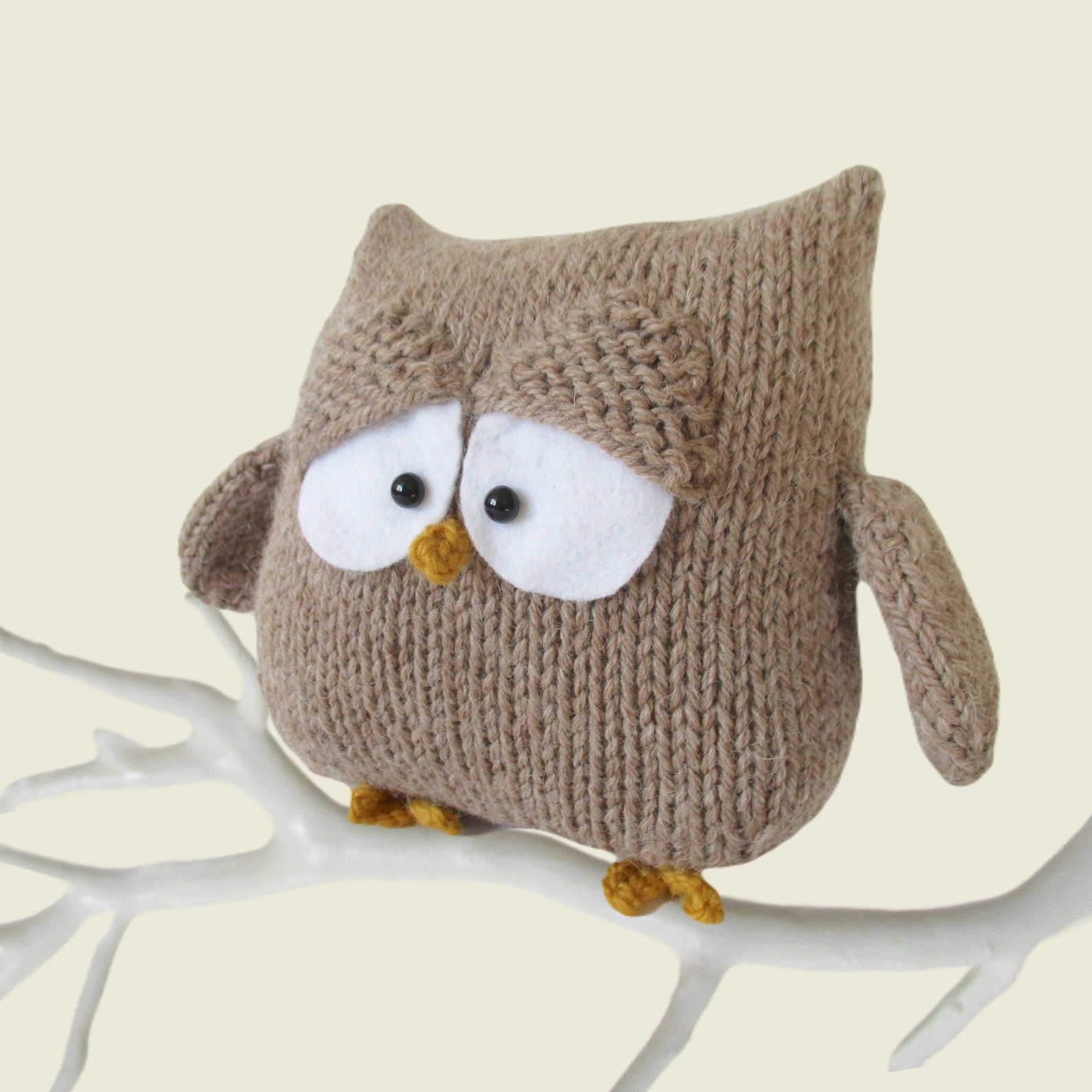 Oscar the Owl Toy Knitting Patterns - Etsy
