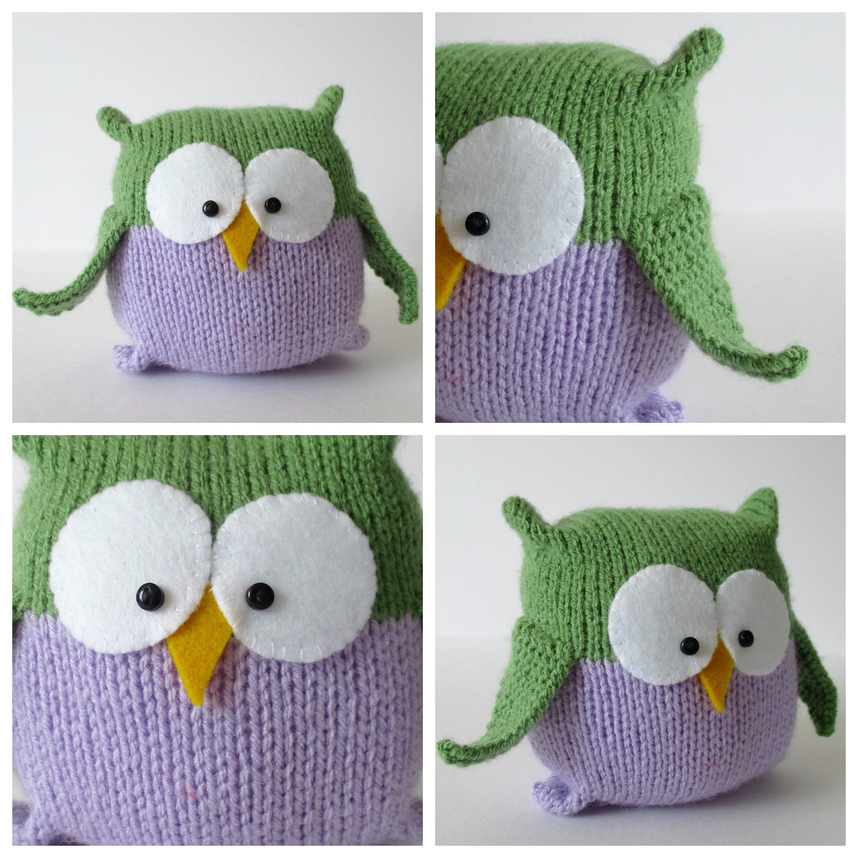 Tooley Owl Toy Knitting Pattern - Etsy