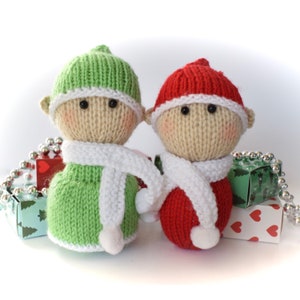 Twinkle and Sparky Elves Knitting Patterns - Etsy
