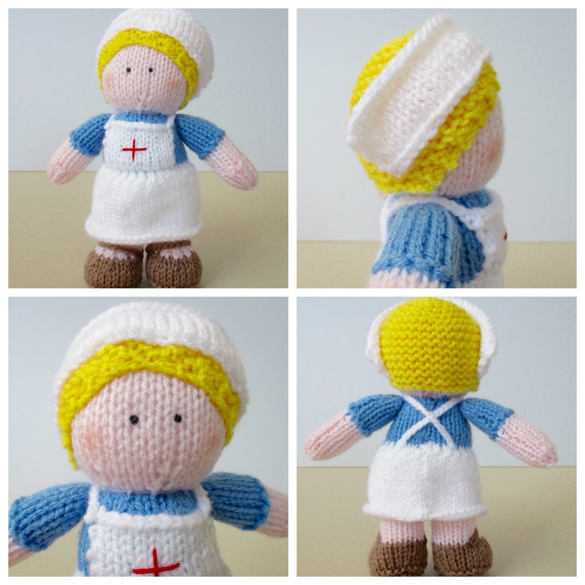 Nurse Wendy Doll Knitting Pattern - Etsy