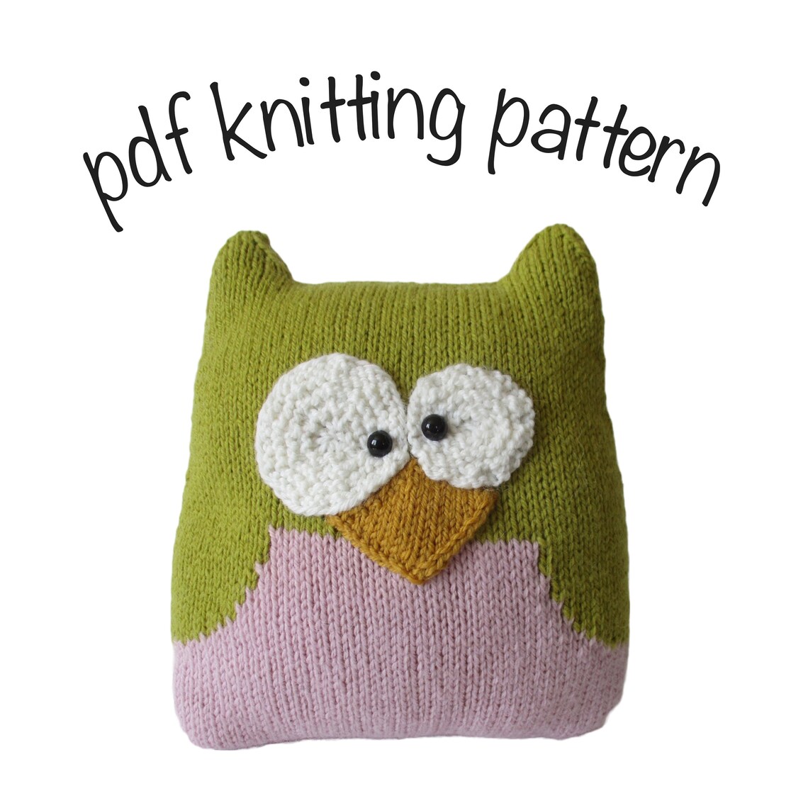Owl Cushion Knitting Patterns Etsy 3459