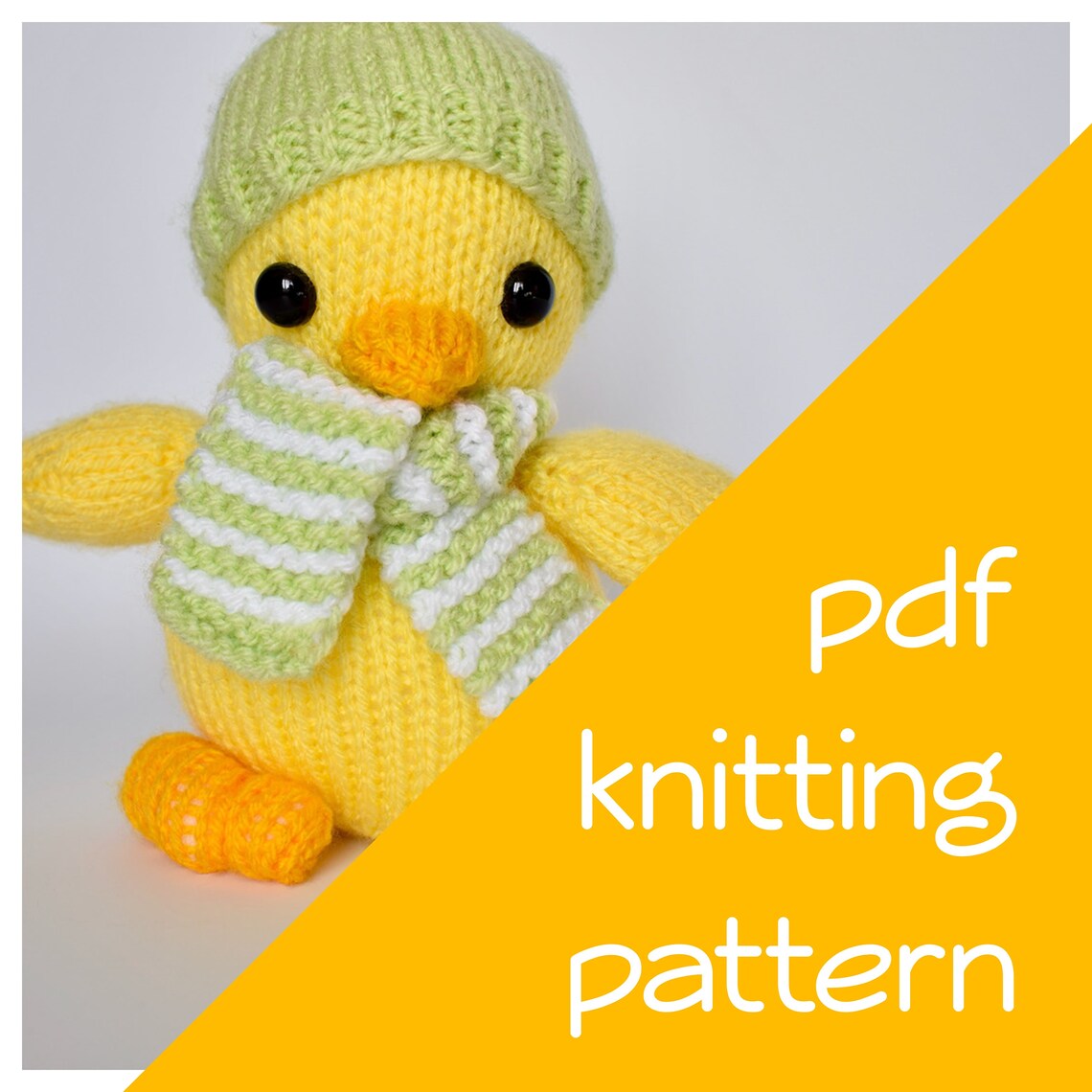 Cuddly Chick Toy Knitting Pattern - Etsy