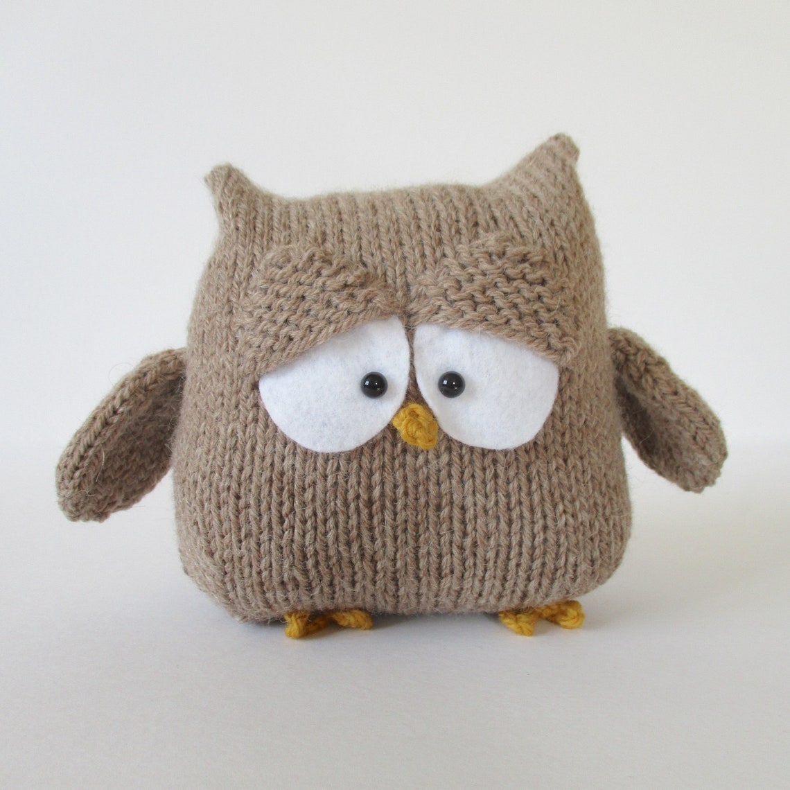 Oscar the Owl Toy Knitting Patterns | Etsy