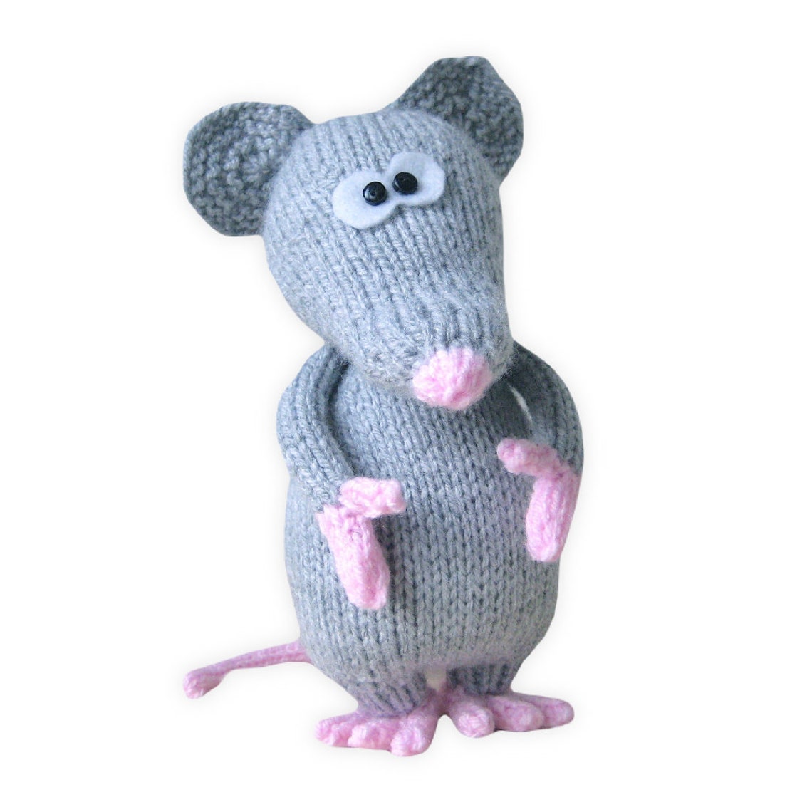 Pepperoni the Rat Toy Knitting Patterns - Etsy