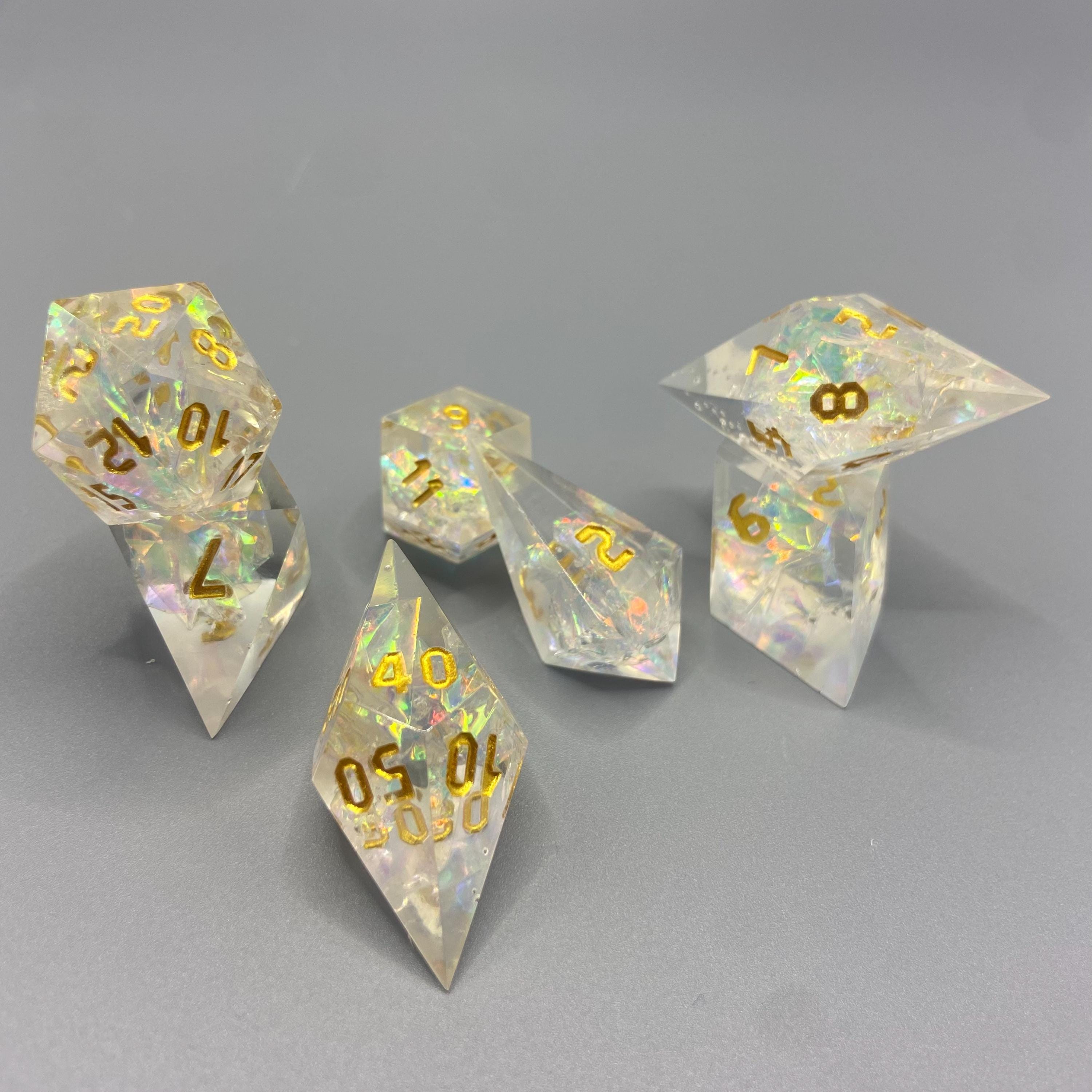 Dungeons & Dragons Dice Full Set, Polyhedral Roleplaying Dice D6, D20 ...