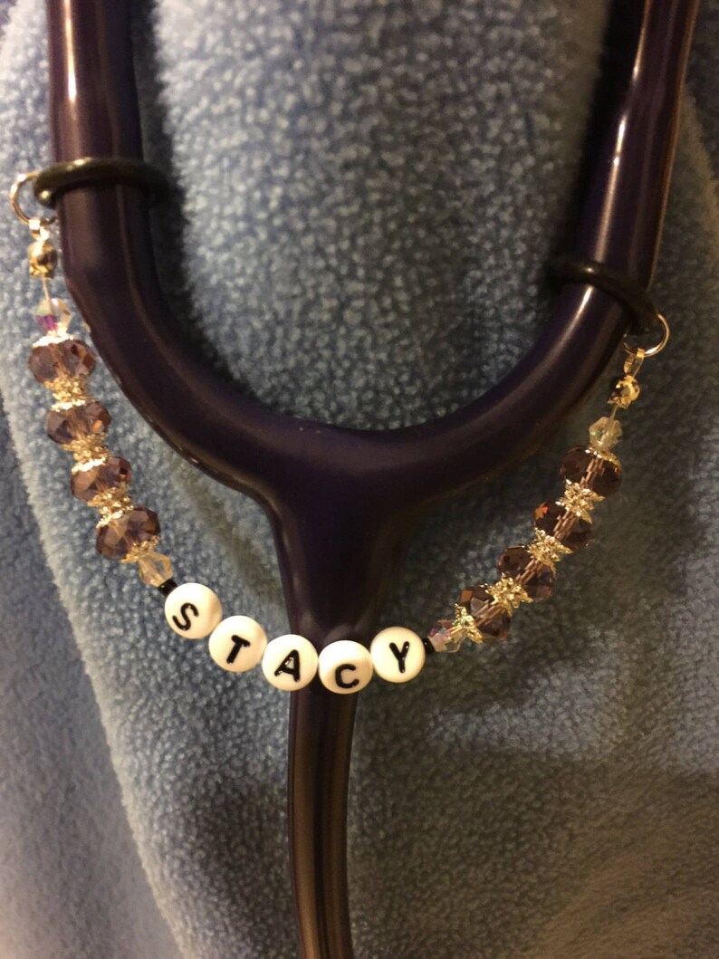Custom Made Stethoscope ID .... Jewelry for Your Medical Gear - Etsy