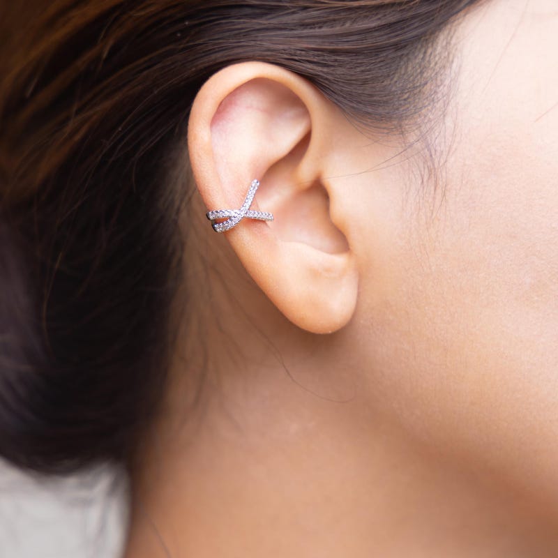 Cross Ear Cuff - Etsy