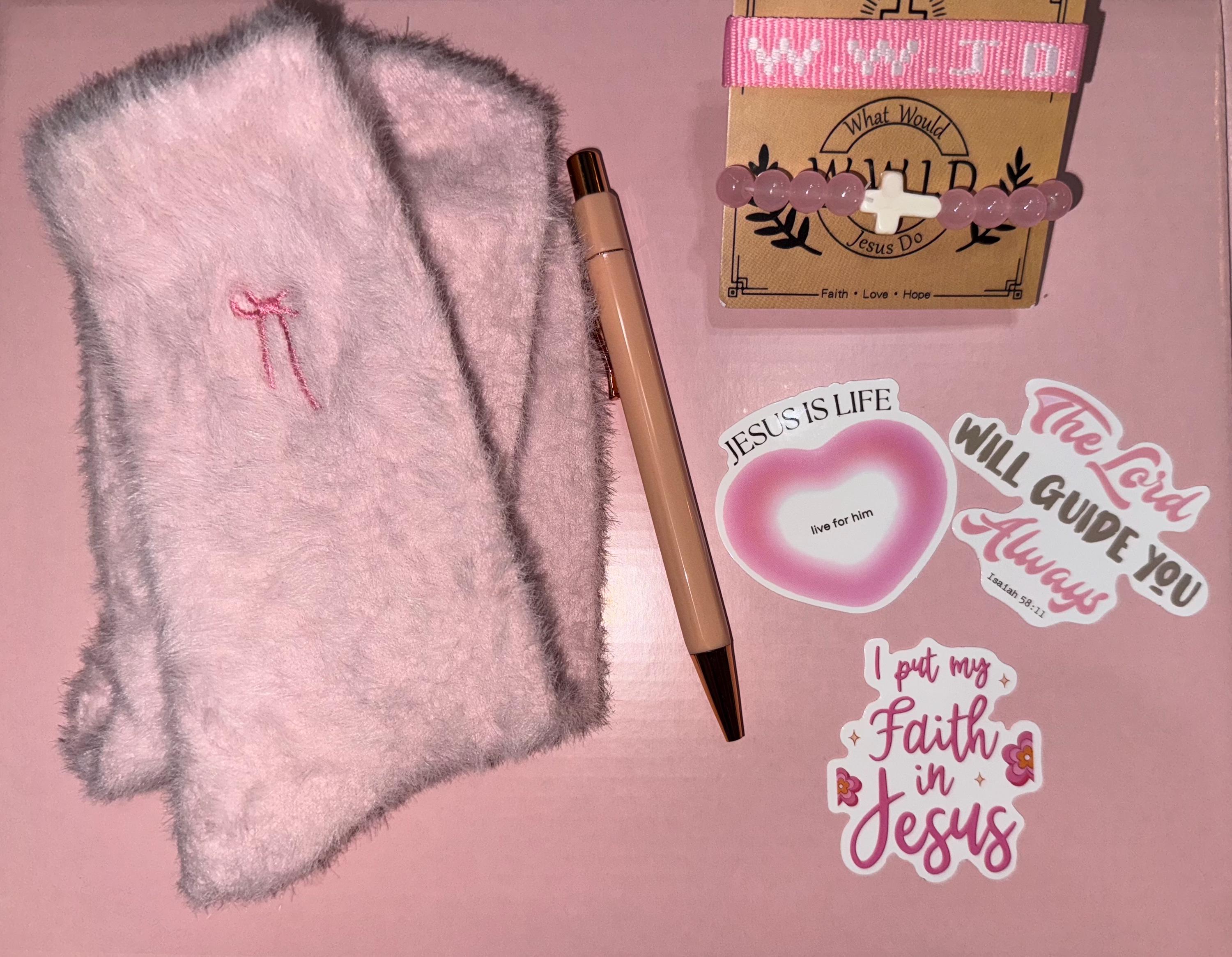 Pink Christian Gift Basket for Women - Etsy