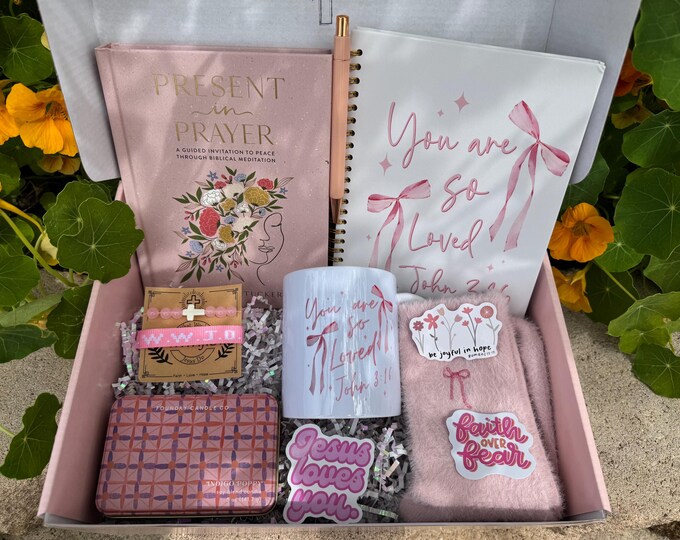 Pink Christian Gift Basket for Women - Etsy
