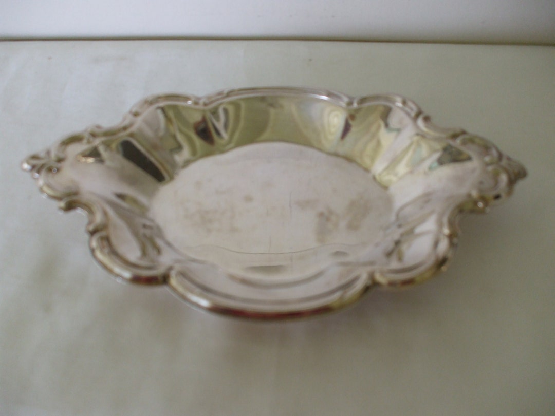 International Silver Co Platter, Scalloped Edges, 9 In. , Wedding ...