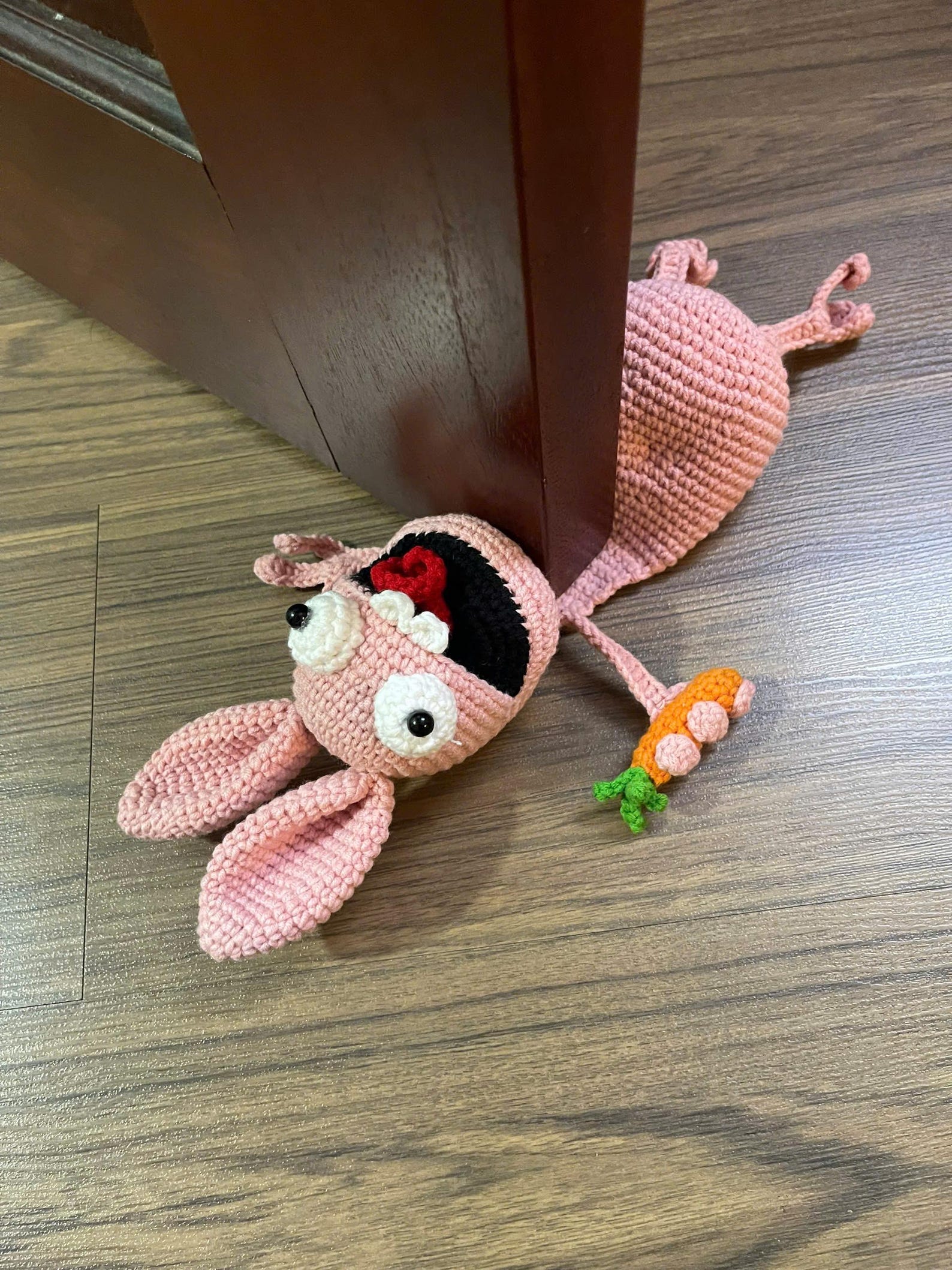 Crochet Bunny Door Stop Pattern: Funny Rabbit Design (PDF Pattern) - Etsy