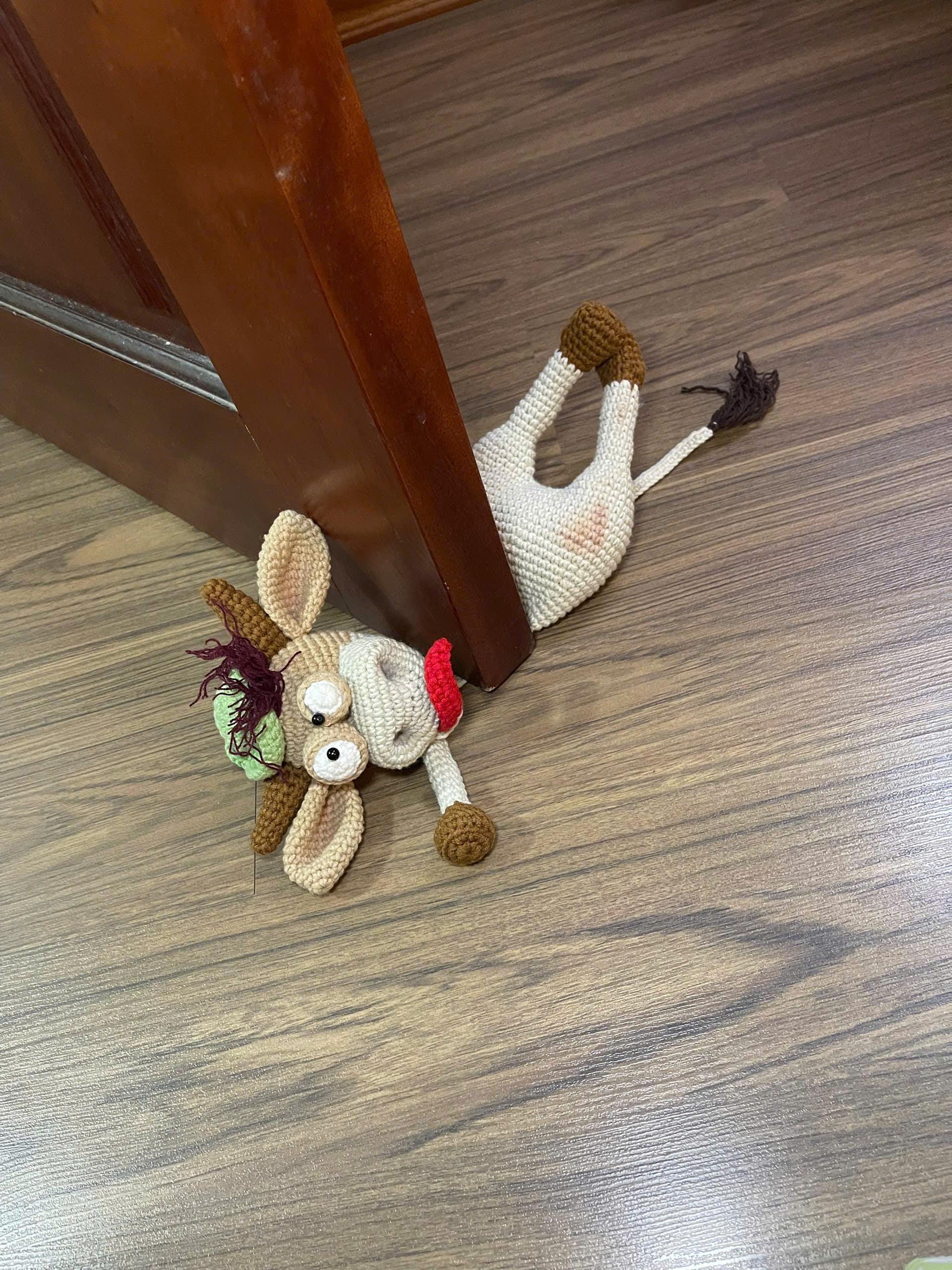 Crochet Cow Door Stop Pattern: Funny Animal Decor (PDF Pattern) - Etsy