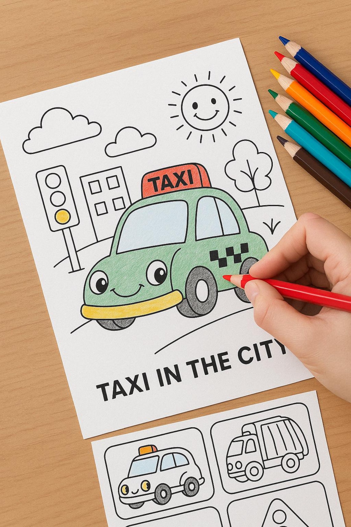 Vehicle Coloring Pages, Transportation Coloring, Printable Coloring ...