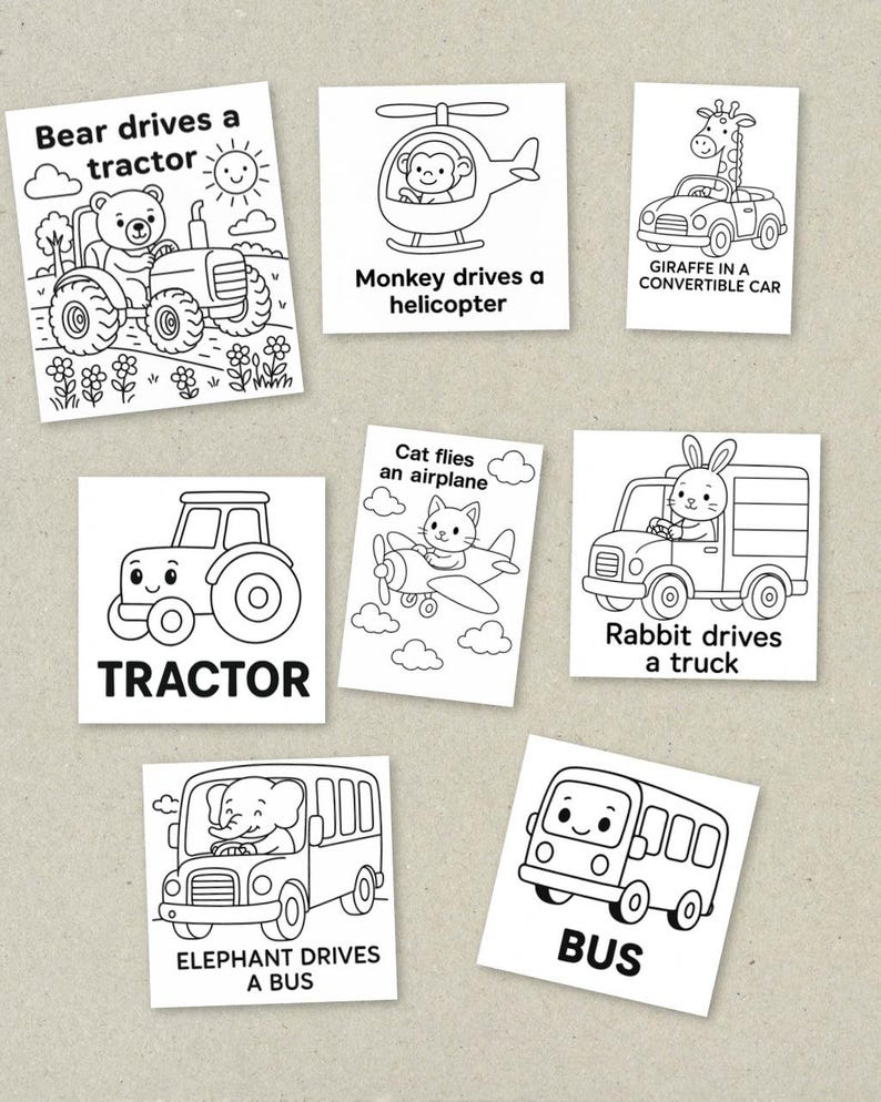 Vehicle Coloring Pages, Transportation Coloring, Printable Coloring ...