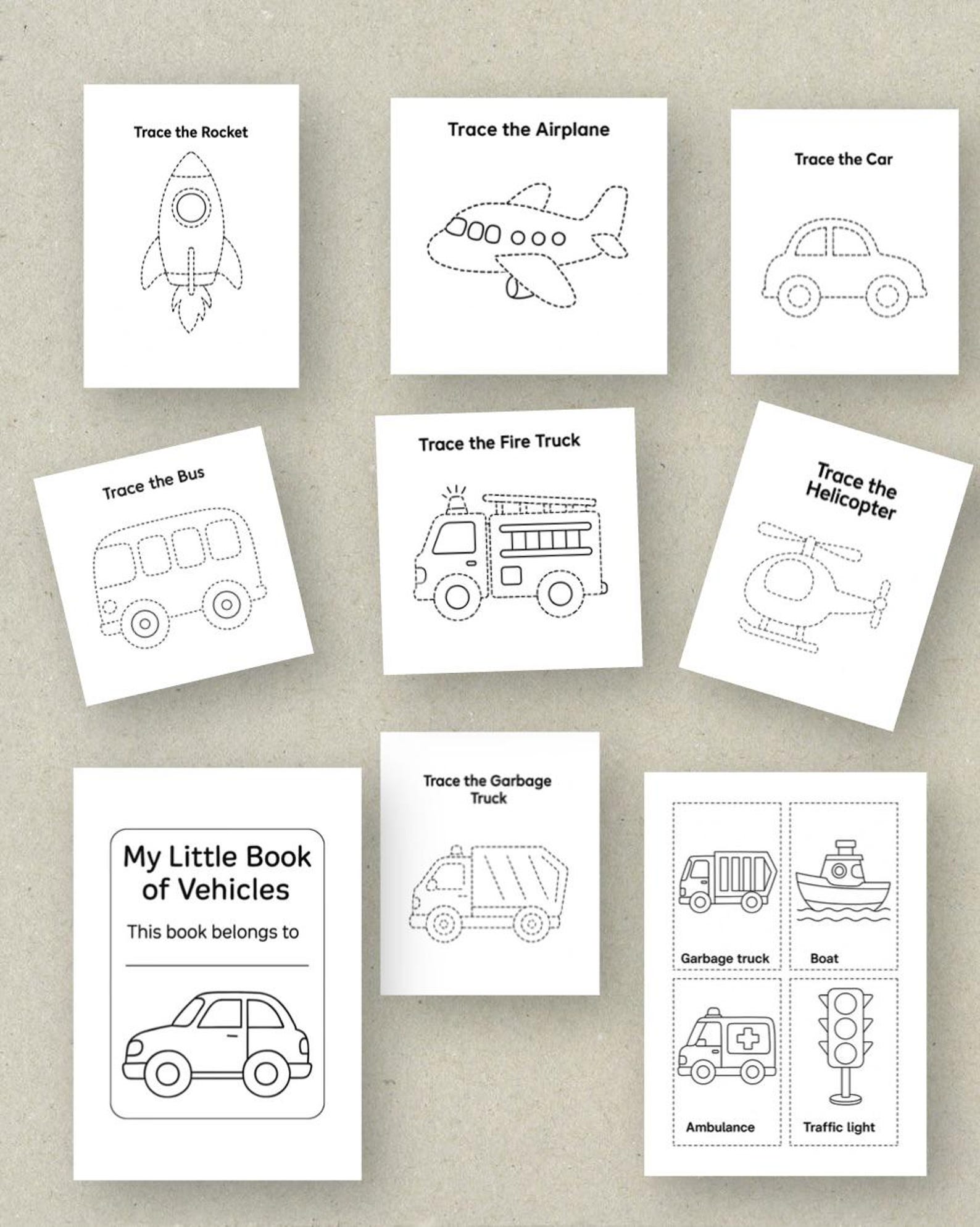 Vehicle Coloring Pages, Transportation Coloring, Printable Coloring ...