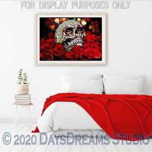 Dia De Los Muertos, DOTD, Day of the Dead DDLM Calavera Decoration ...