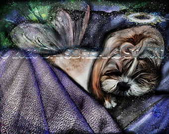 Shih Tzu Dog Angel - Etsy