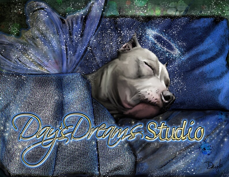 Pit Bull Pitbull Angel Wings Pitty Amstaff Angel Pet Memorial - Etsy