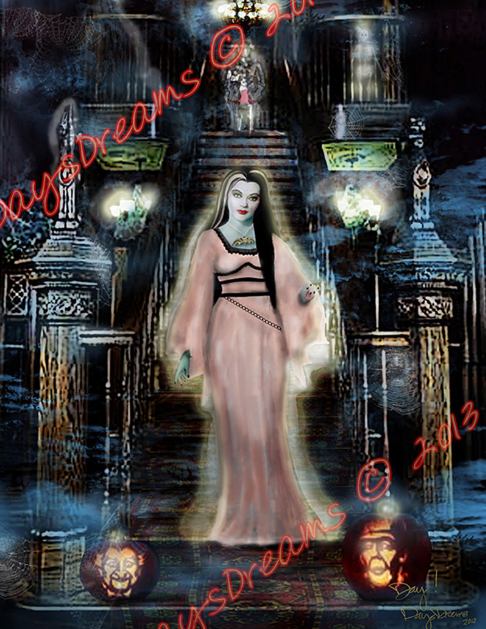 Halloween 1313 Mockingbird Lane Munster House, Lily , Herman or Eddie ...