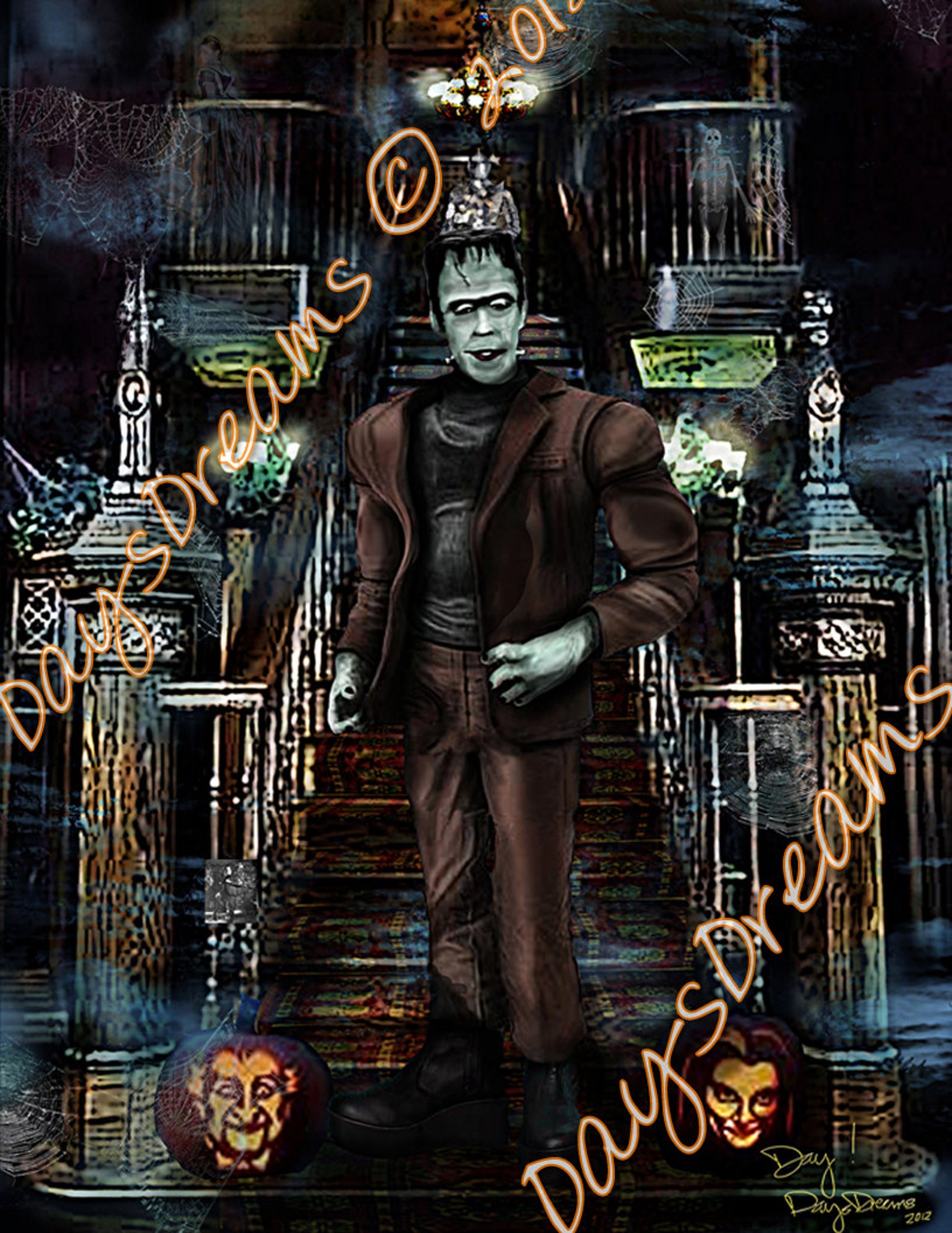 Halloween 1313 Mockingbird Lane Munster House, Lily , Herman or Eddie ...