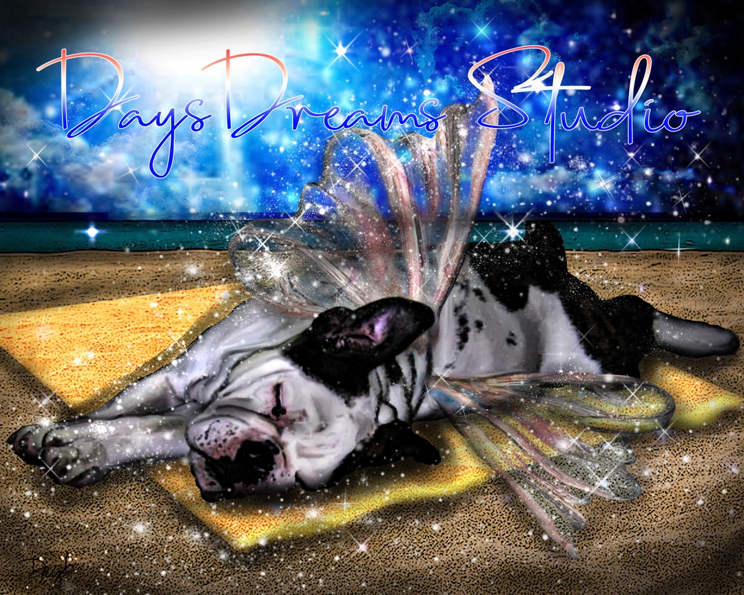 English Bulldog Puppy Memorial Condolence Sympathy Sleeping - Etsy