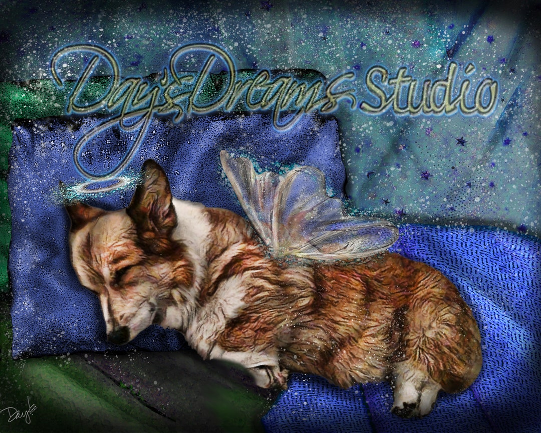 Pembroke Welsh Corgi Dog Memorial Condolence Sympathy Tribute ...