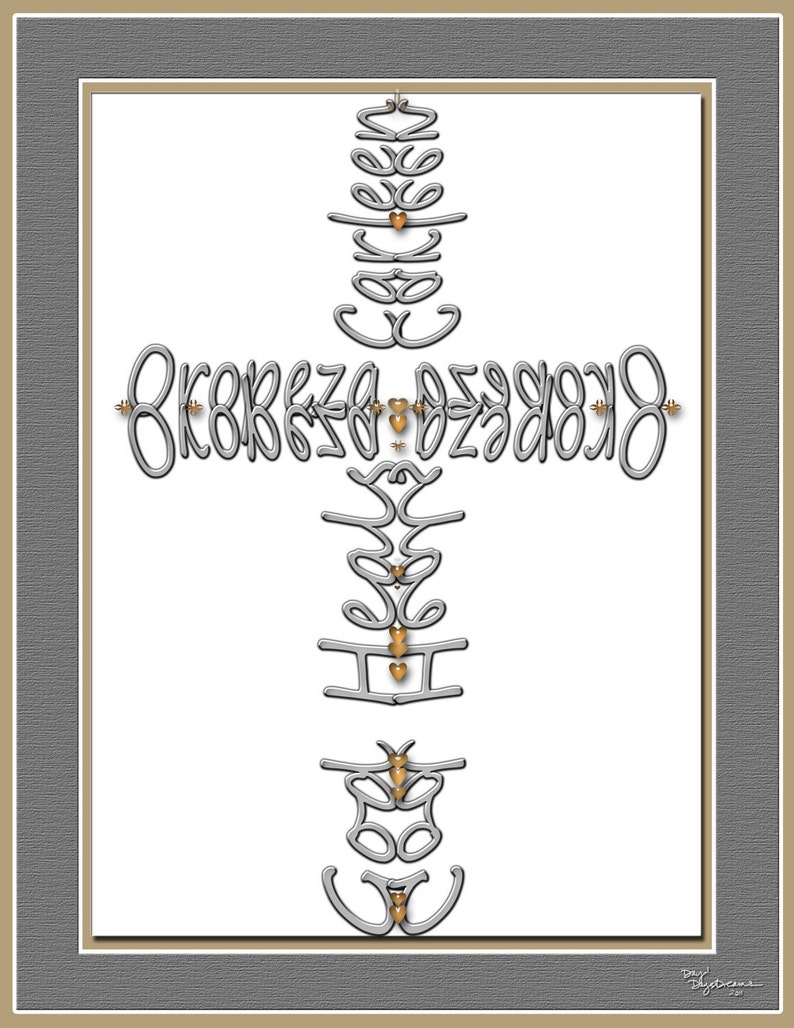 Personalized Name Cross Art: Custom Christian Gift (digital File) - Etsy