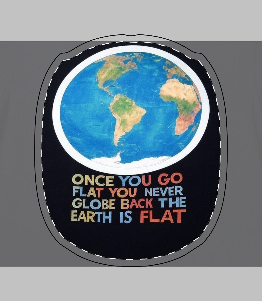 Whimsical AirPod Max Case -flat Earth Design, Unique Headphone ...