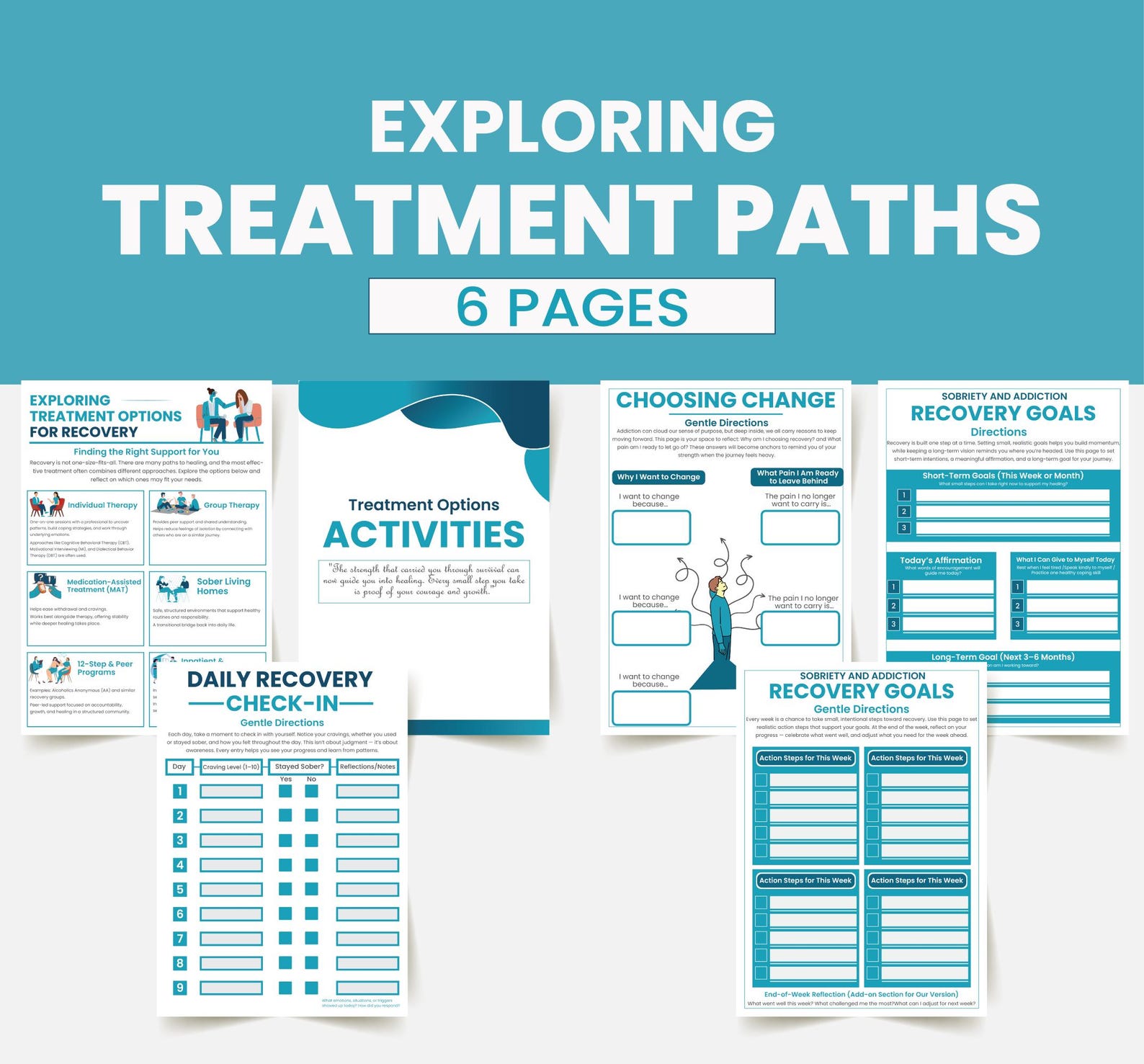 Sobriety & Addiction Recovery Mega Bundle | Substance Use, CBT Tools ...