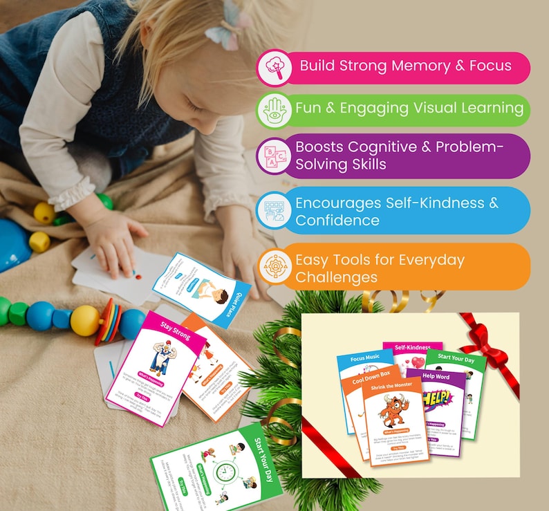 ADHD Coping Skills Flashcards: Executive Functioning SEL Toolkit ...