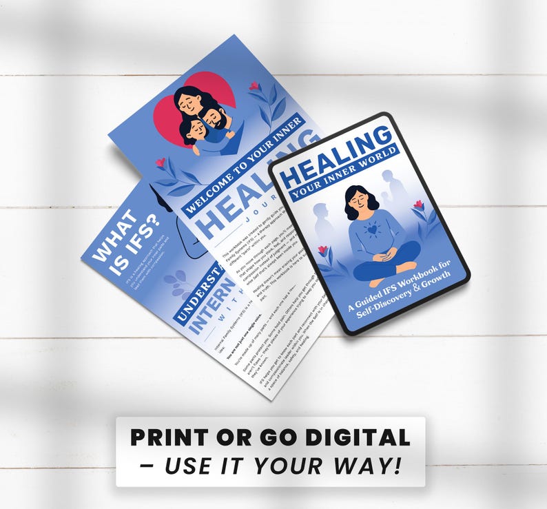 Internal Family Systems Worksheets, IFS Cheat Sheets, Emotional ...