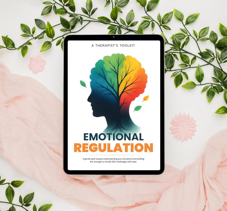 Emotional Regulation, Managing Emotions Workbook Mega Bundle, Therapy ...