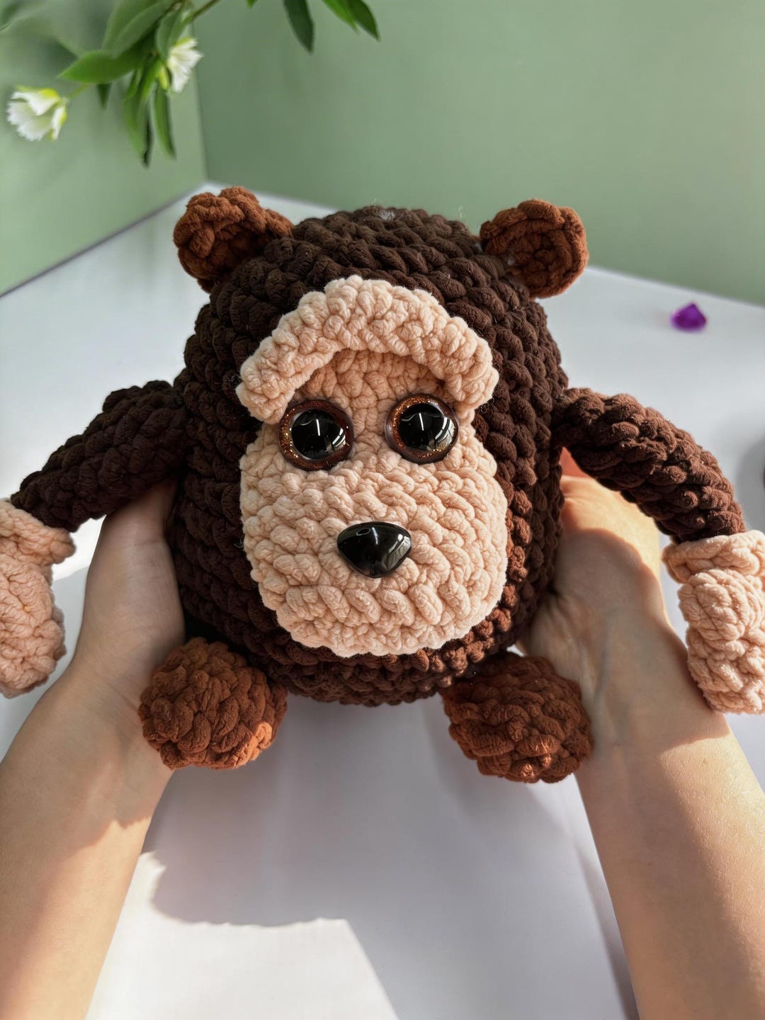 Little Mankey Punch Crochet Pattern, Gorilla Monkey Amigurumi, Panchi ...