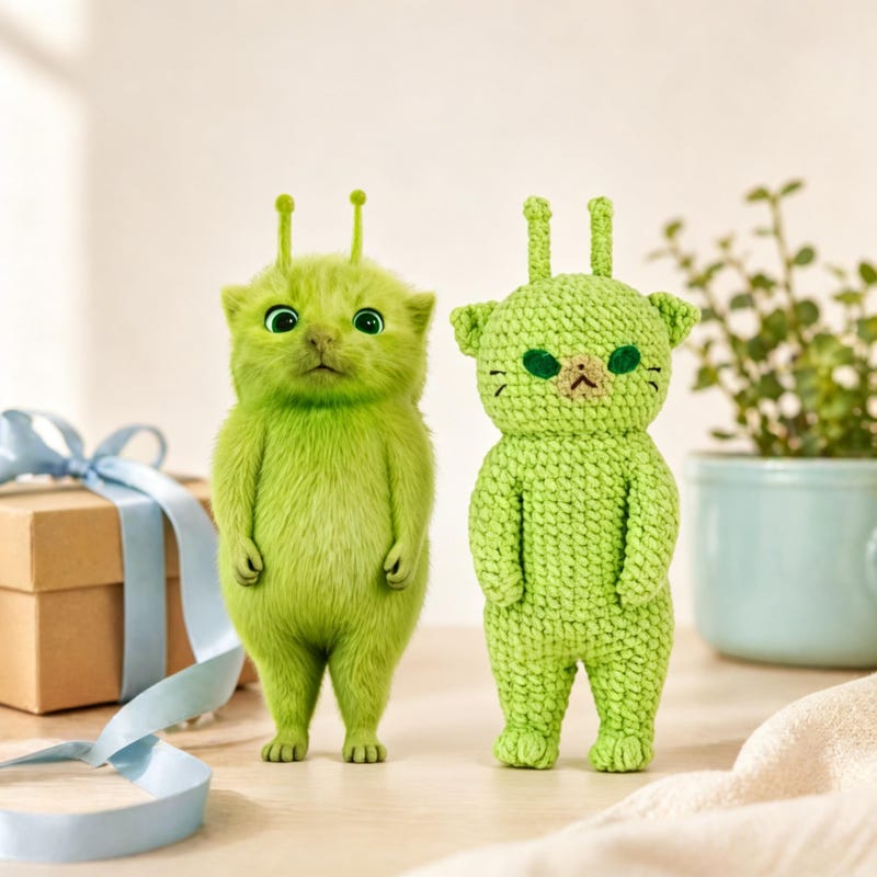 Cat Charms Alien - Etsy