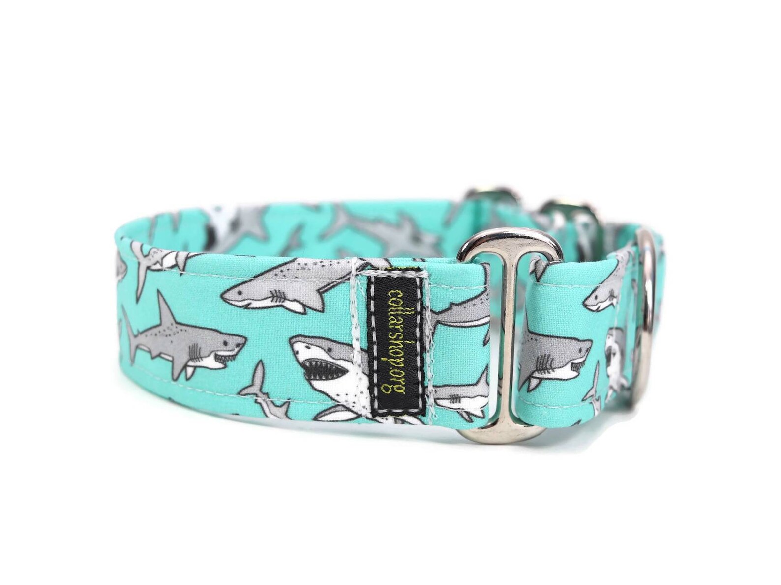 Great White Sharks Dog Collar Martingale Custom Dog Collar - Etsy
