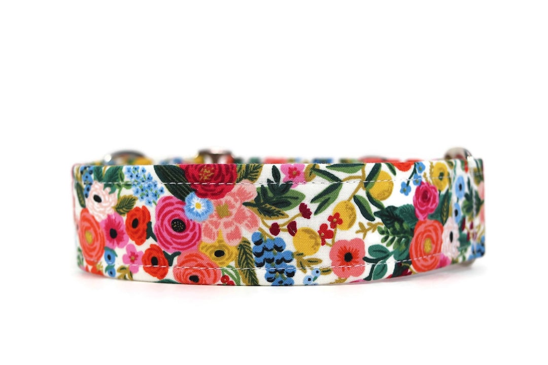 Rifle Paper Co. Floral Dog Collar: Designer Pet Collar - Etsy