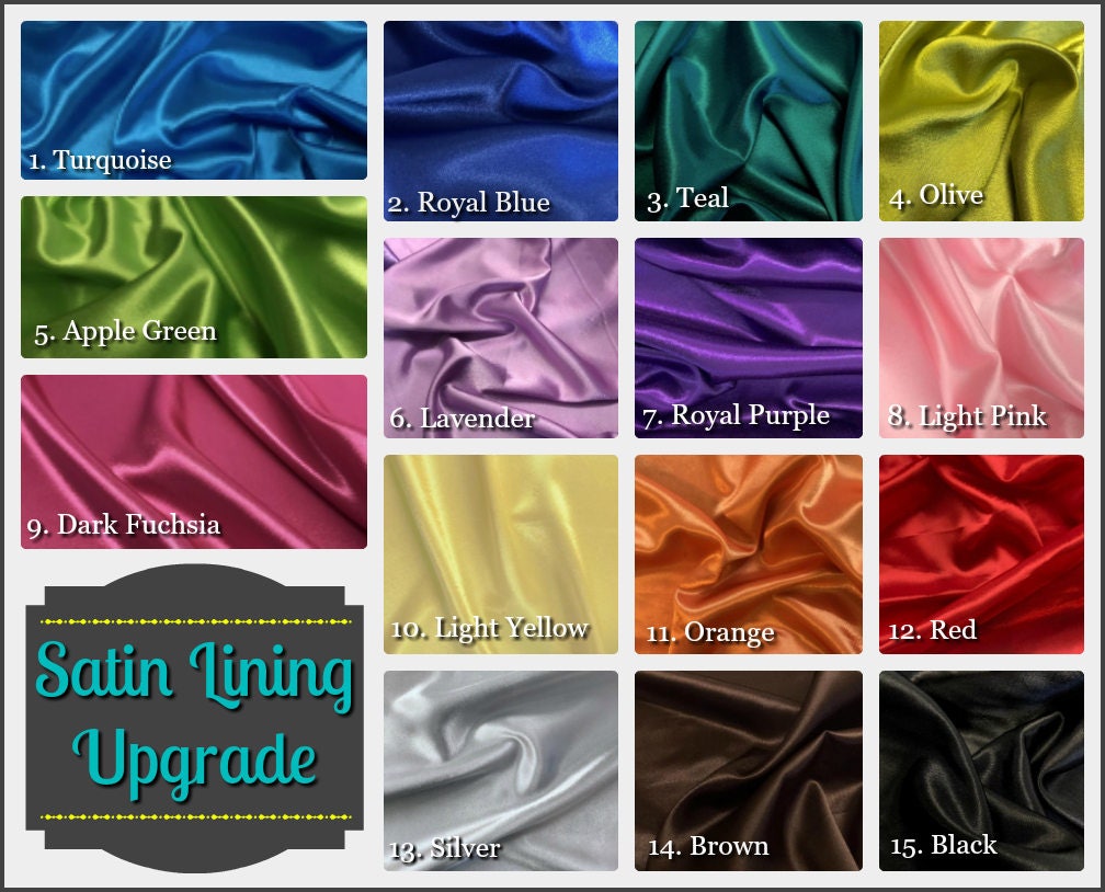 Satin Lining Upgrade - Etsy