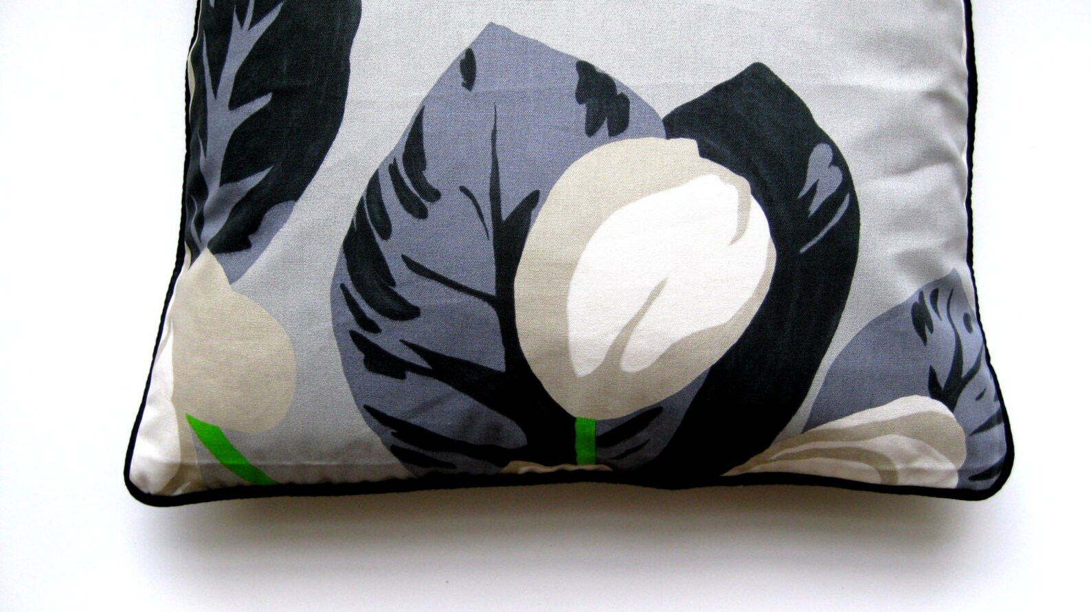 Designers Guild Flamingo Park Gray Black Cream Neon Green | Etsy